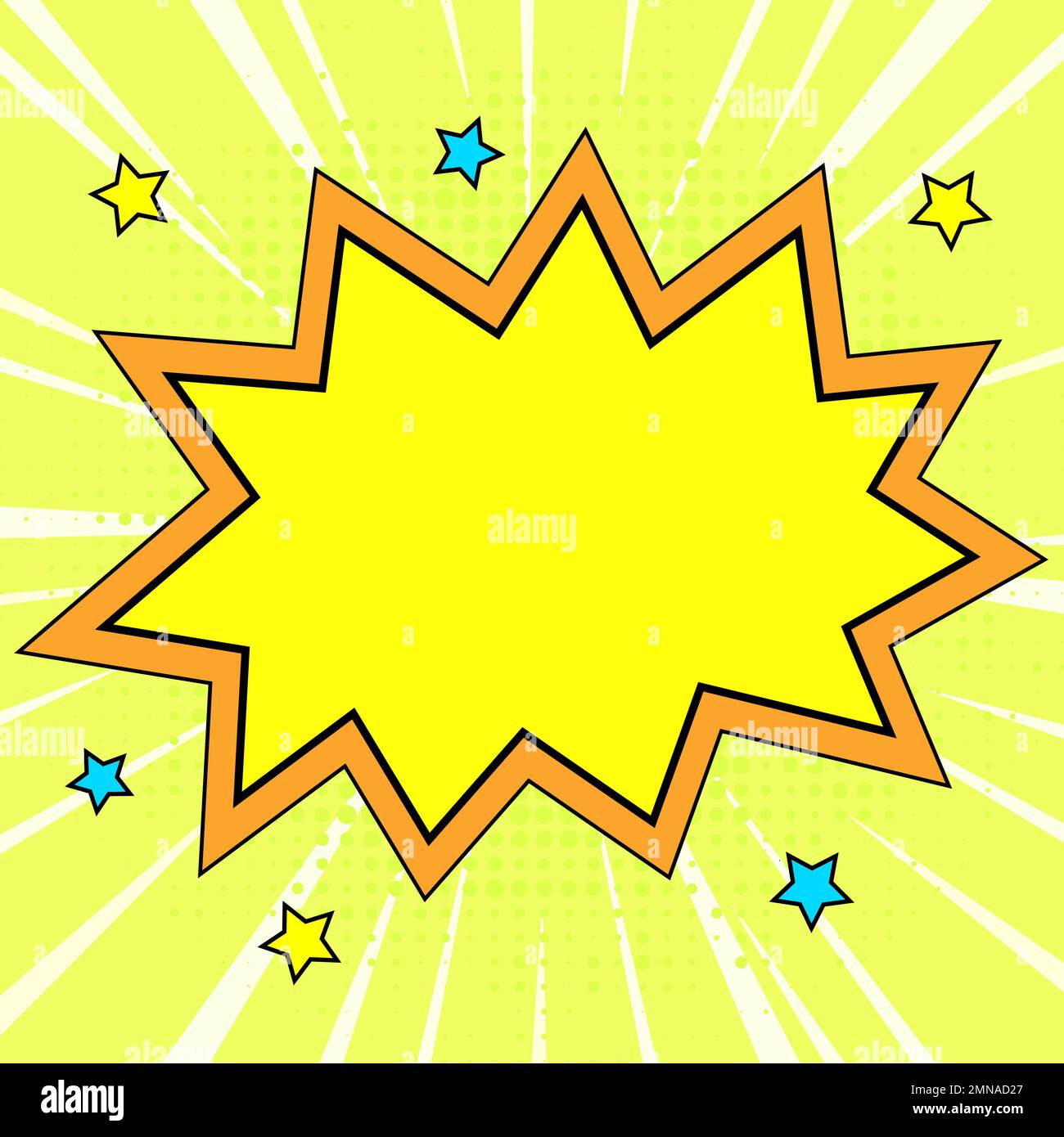 Comics Design Frames. Photo Frame Set With Explosion Bubbles For Add ...