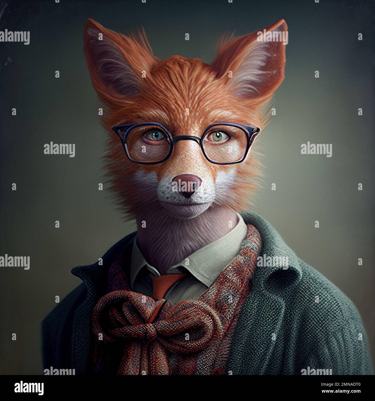 Half Dog Half Human Face