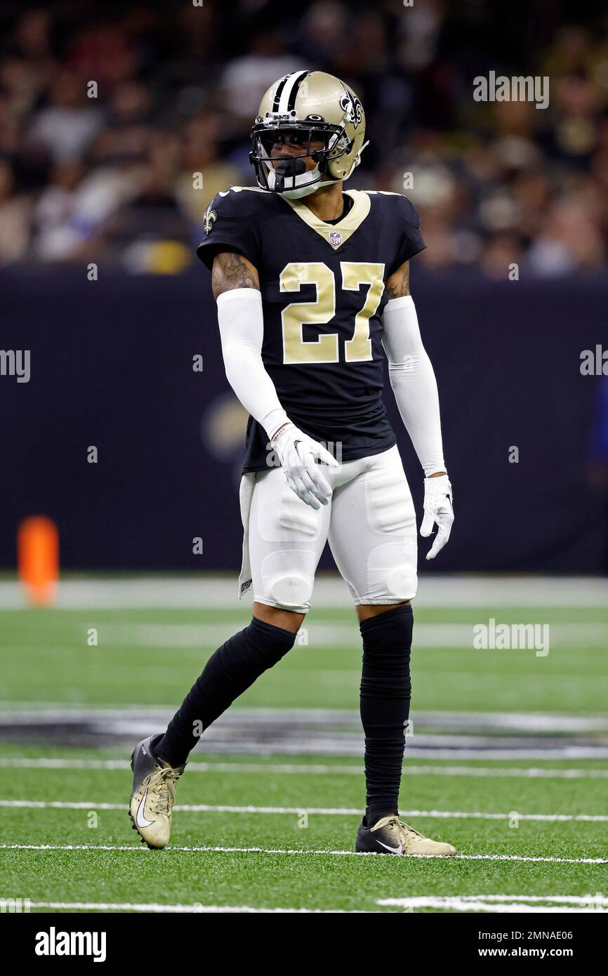 New Orleans Saints cornerback Alontae Taylor (27) during an NFL ...