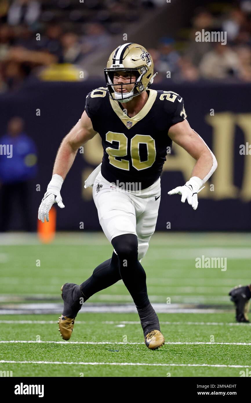 New Orleans Saints linebacker Pete Werner (20) during an NFL football ...