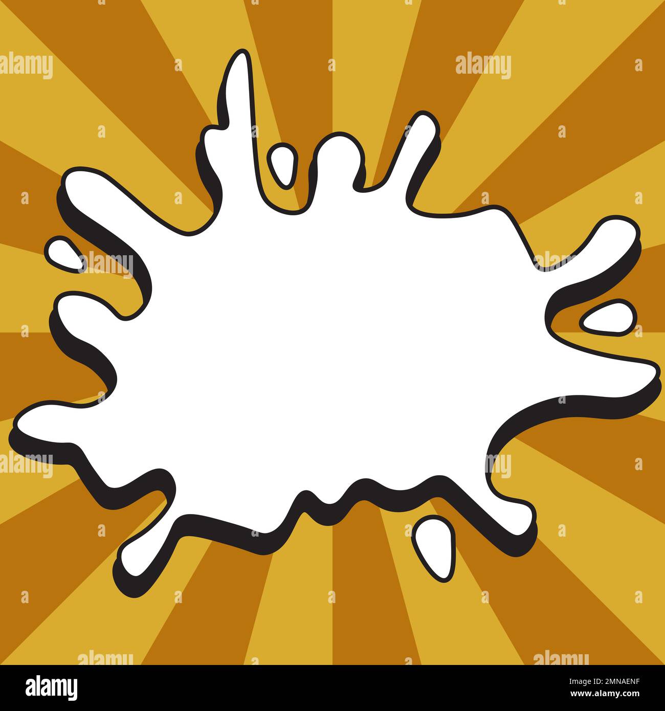 Comic Speech Bubble With Copy Space And Colorful Doodles. Design Of ...
