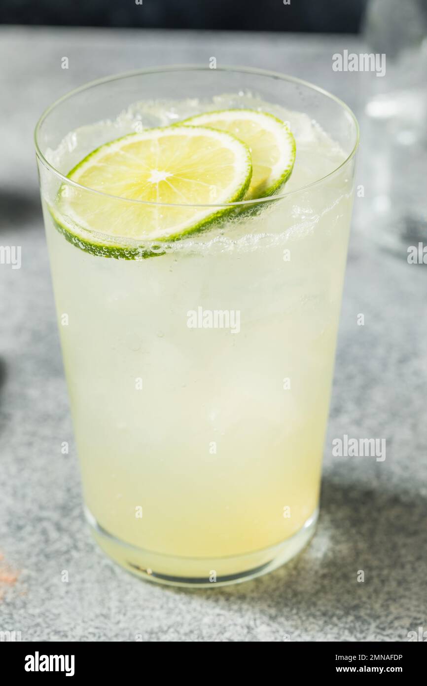 Cold Refreshing Indian Nimbu Soda with Black Salt and Lime Stock Photo ...