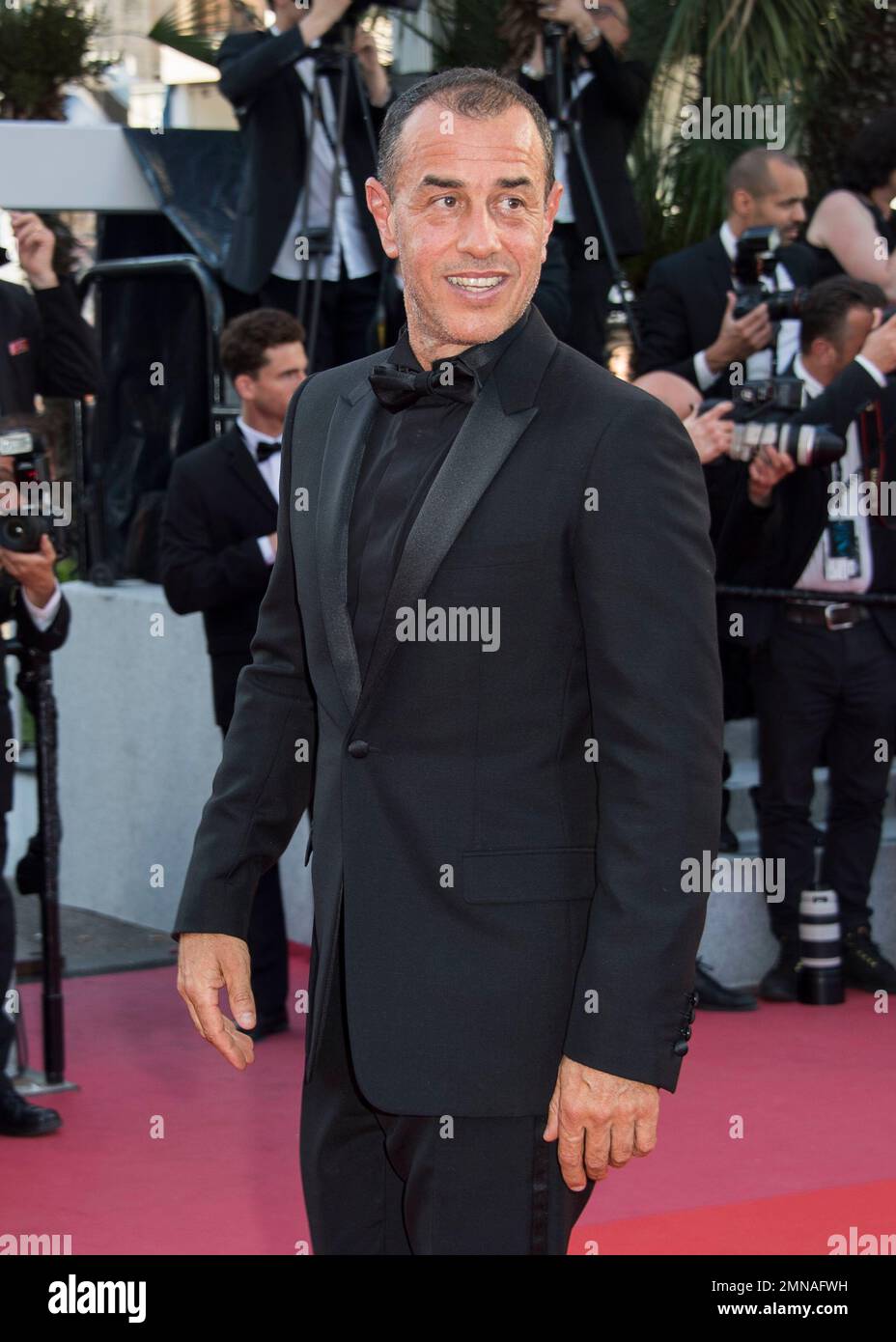 Director Matteo Garrone poses upon arrival at the premiere of the film ...