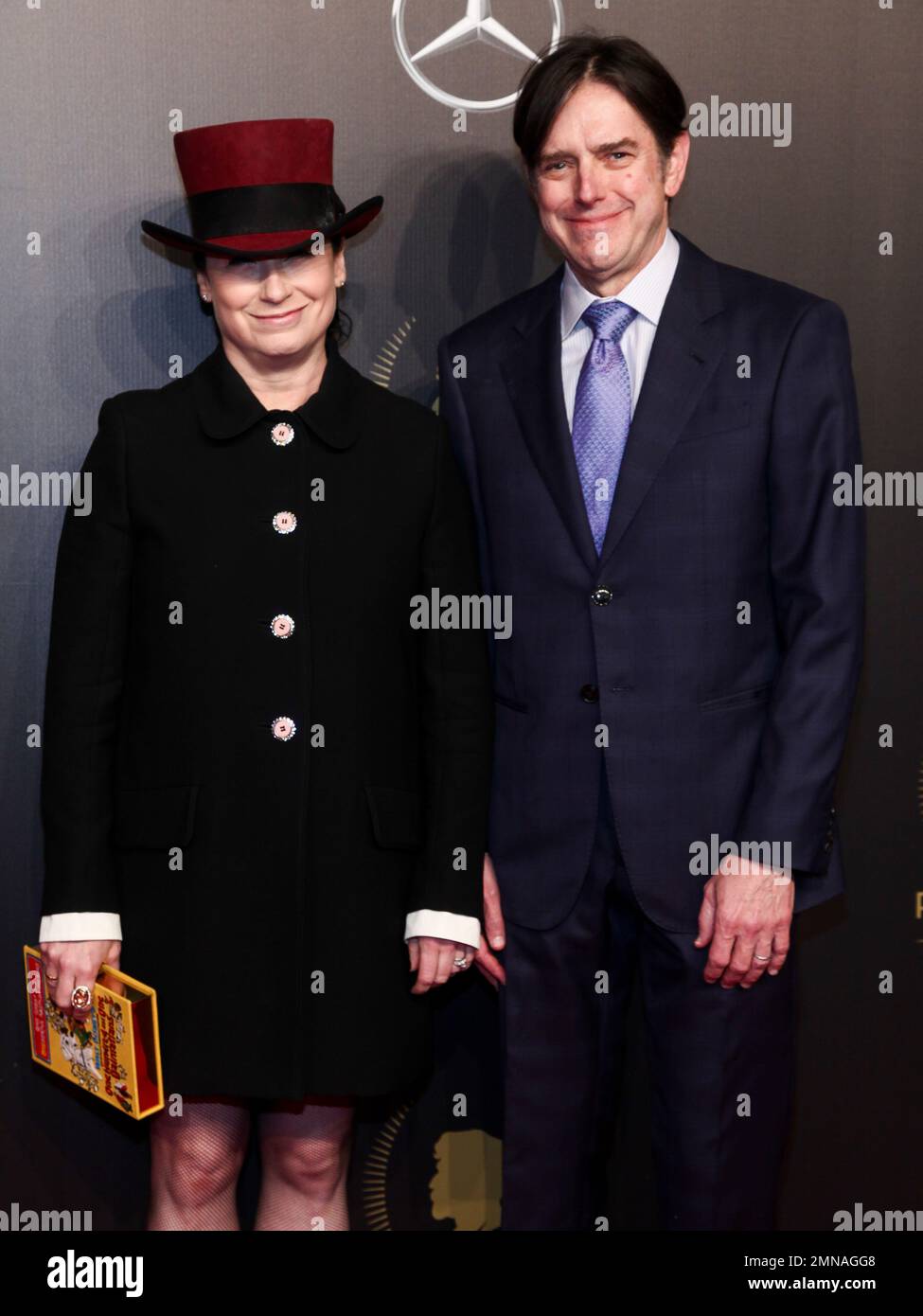 Amy Sherman-Palladino, left, and Daniel Palladino, right, attend the ...