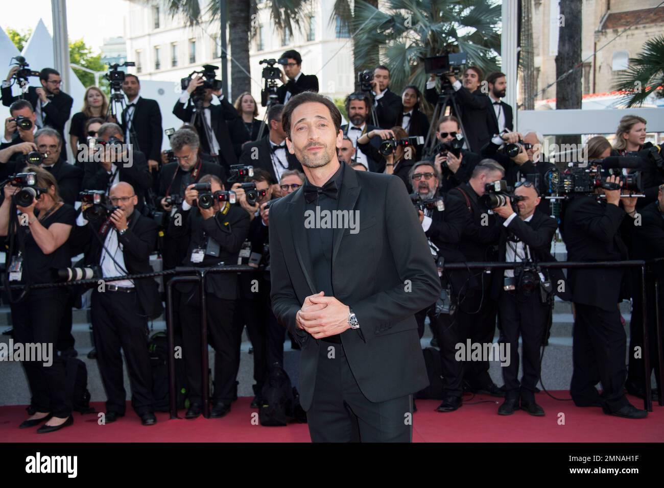 Adrien Brody poses for photographers upon arrival at the premiere of ...