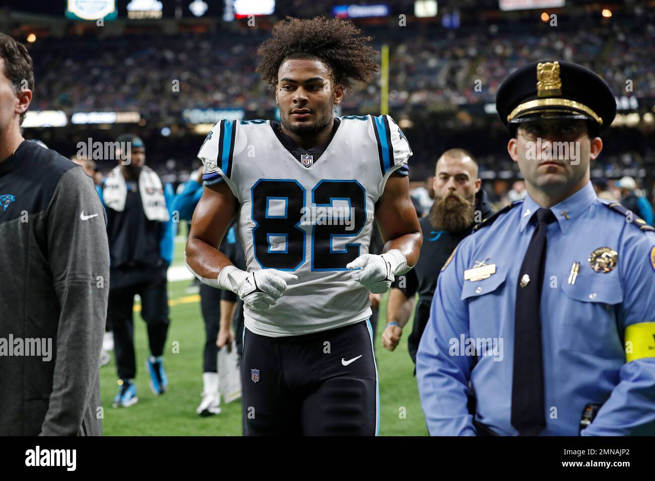 Carolina Panthers tight end Tommy Tremble (82) during an NFL football ...