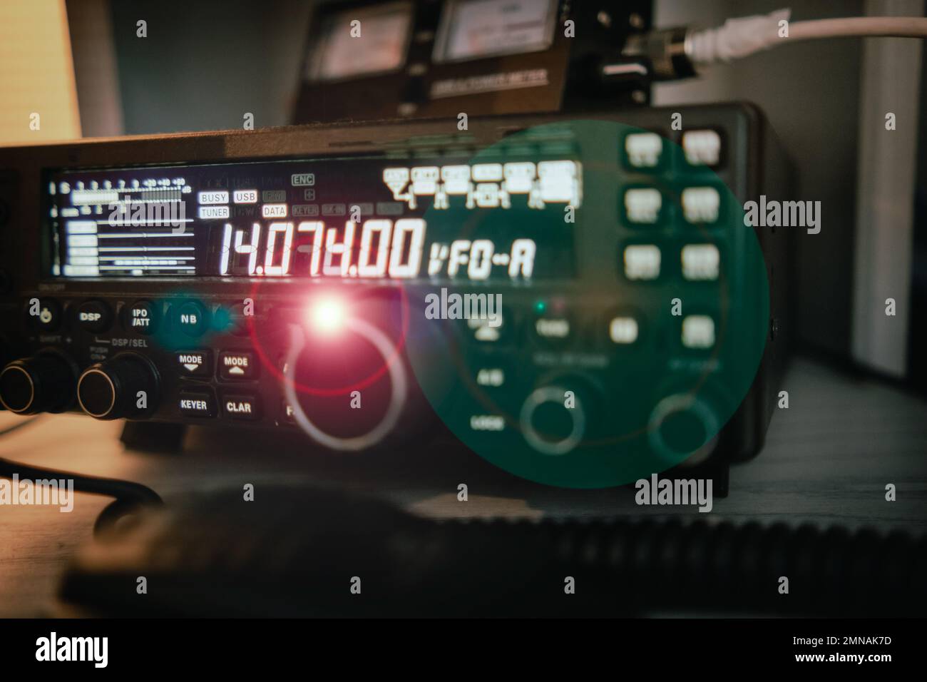 Radio transciever broadcasting station - amateur radio - flares and ...