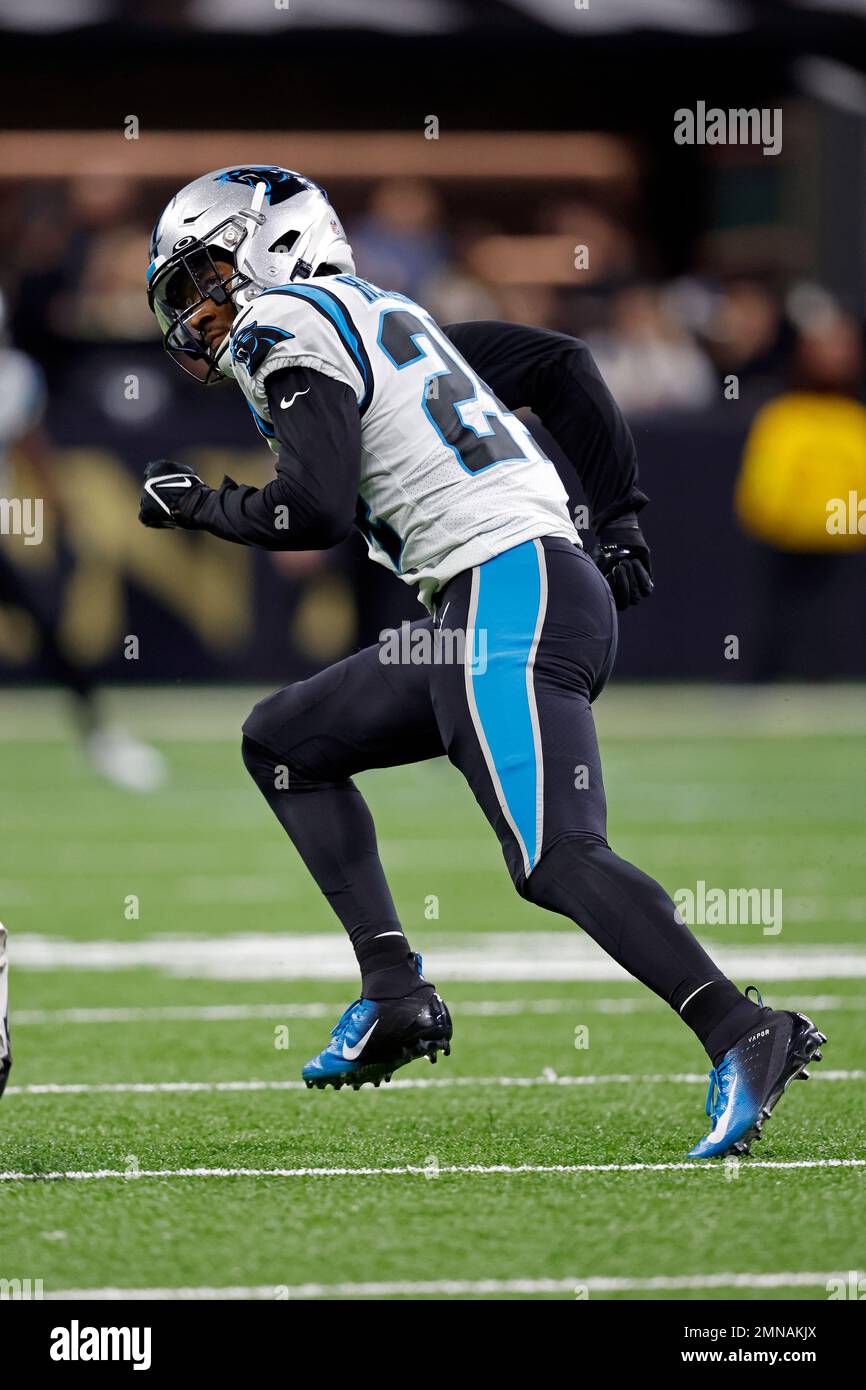 Carolina Panthers cornerback CJ Henderson (24) during an NFL football ...