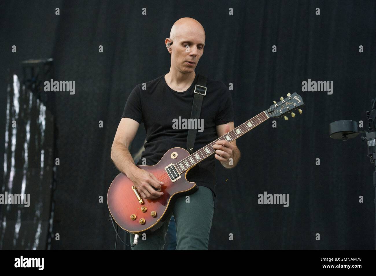 Billy Howerdel of A Perfect Circle performs at the Rock On The Range ...
