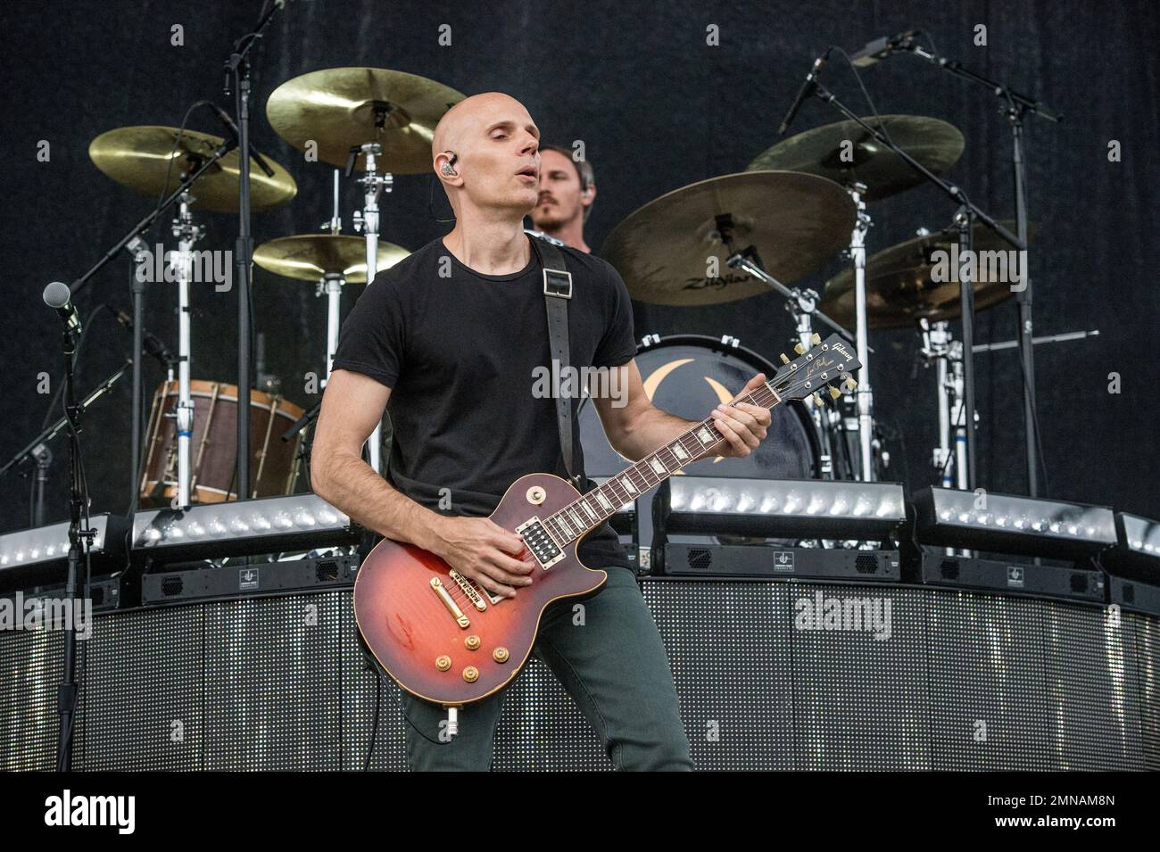Billy Howerdel of A Perfect Circle performs at the Rock On The Range ...