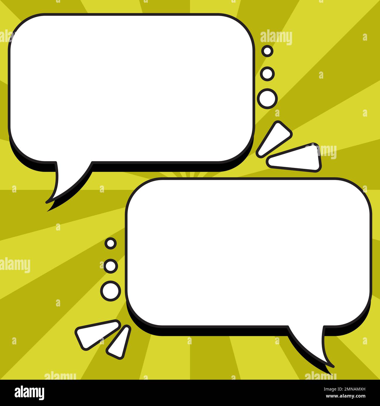 Comics Design Frames. Photo Frame Set With Explosion Bubbles For Add ...