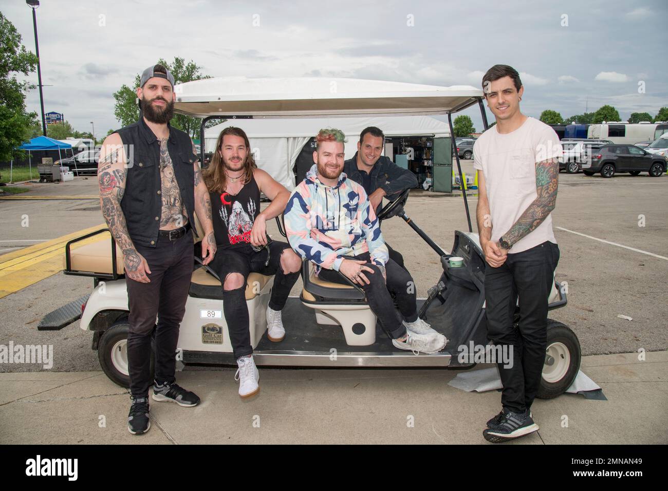 Greg Styliades, from left, Jason Millbank, James "Buddy" Nielsen, Gavin ...