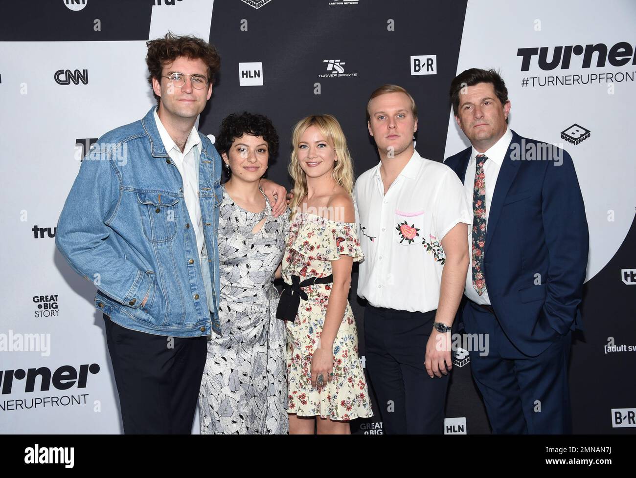 "Search Party" cast members, from left, John Reynolds, Alia Shawkat ...