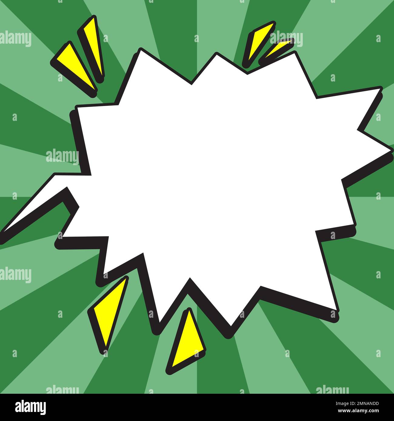 Comics Design Frames. Photo Frame Set With Explosion Bubbles For Add ...