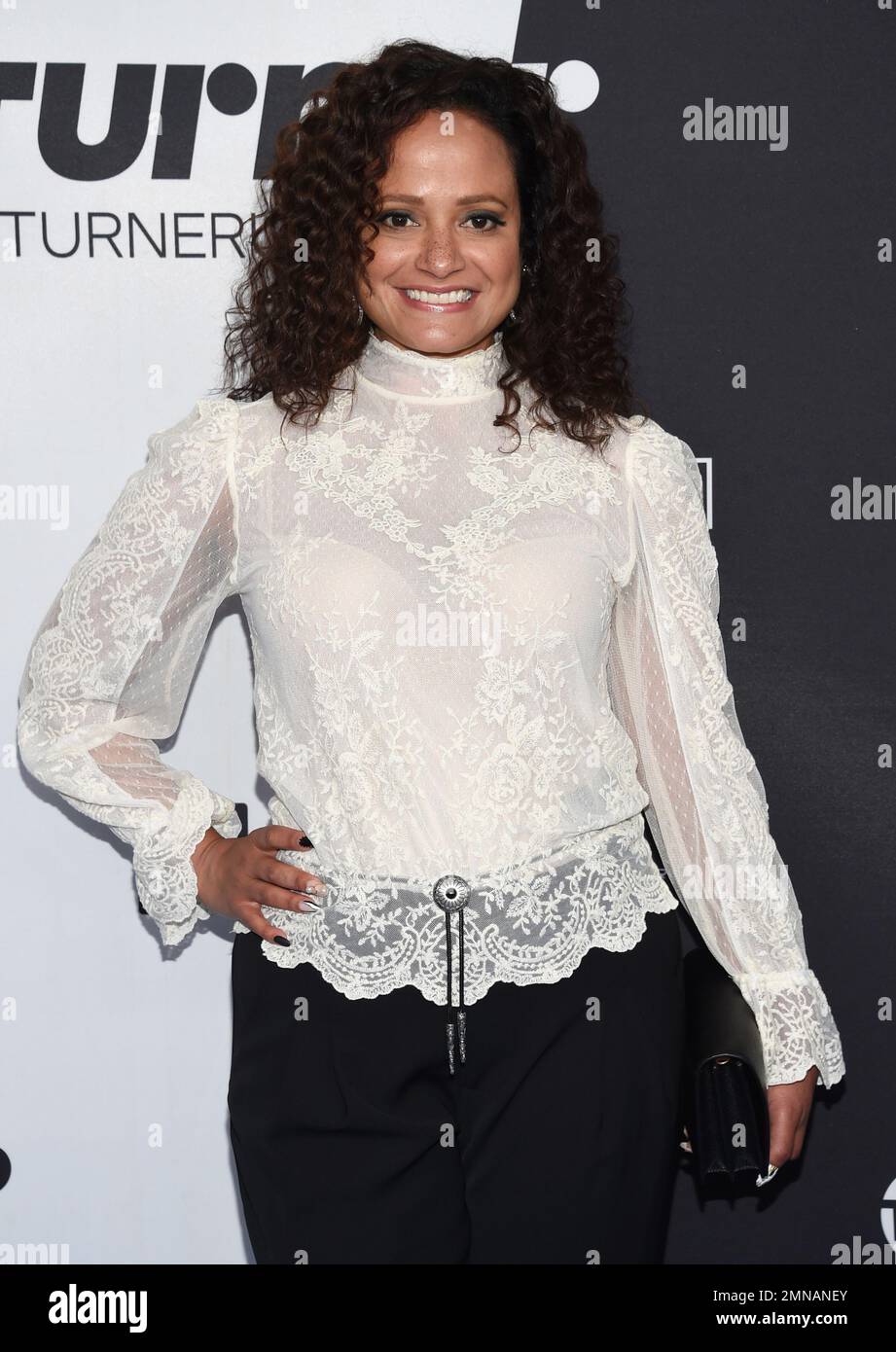 Judy Reyes attends the Turner Networks 2018 Upfront at One Penn Plaza ...