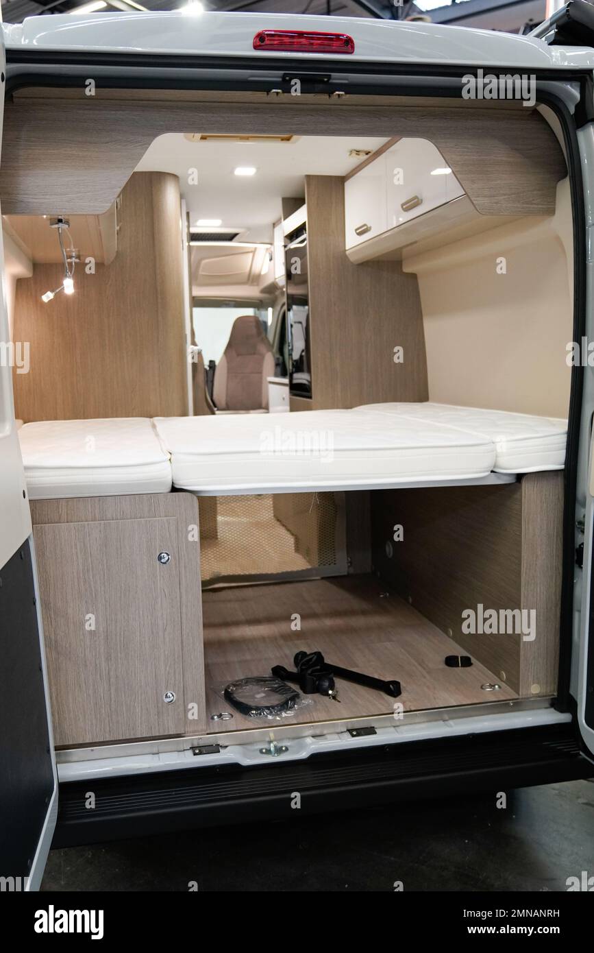 View interior van caravan hi-res stock photography and images - Alamy