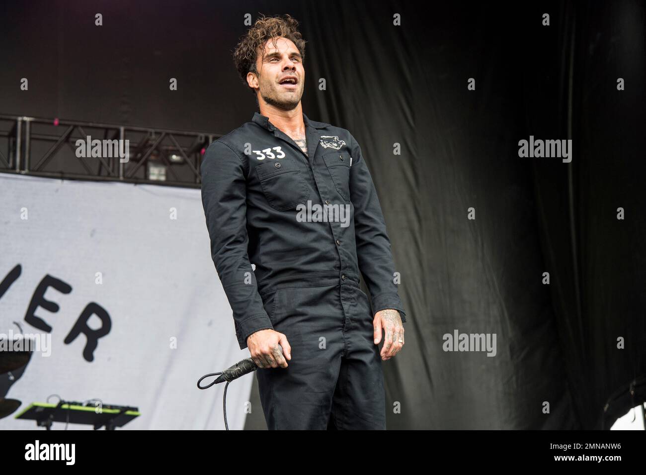 Jason Aalon Butler of THE FEVER 333 performs at the Rock On The Range ...