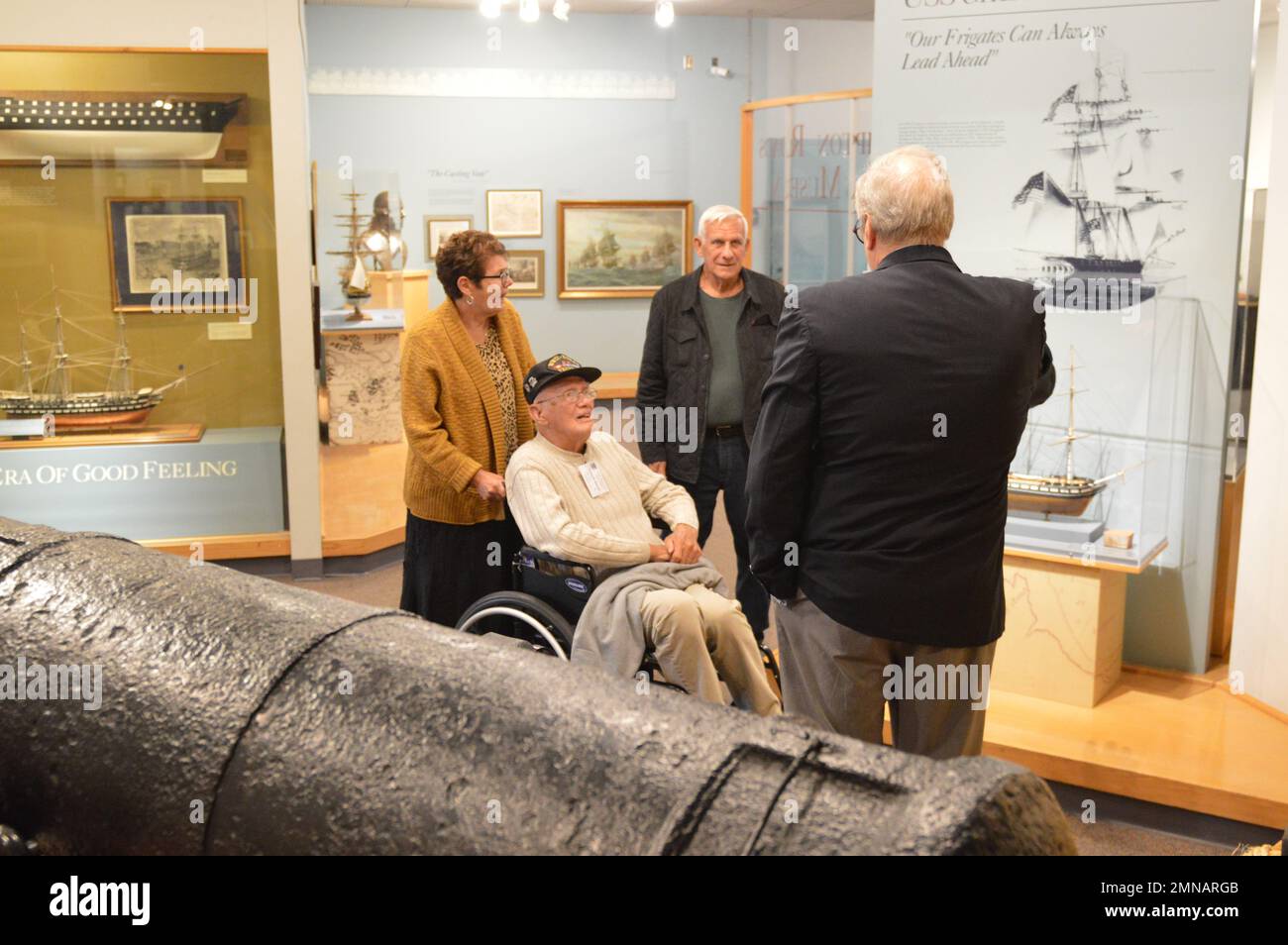 Norfolk (October 1, 2022) Jim Beutte, one of the Volunteer Museum ...