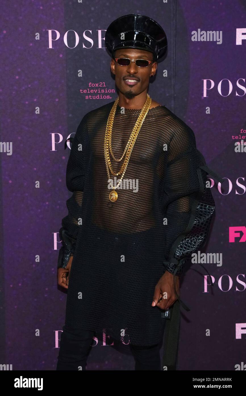 Vogue choreographer Dashaun Wesley attends the premiere of FX's "Pose ...