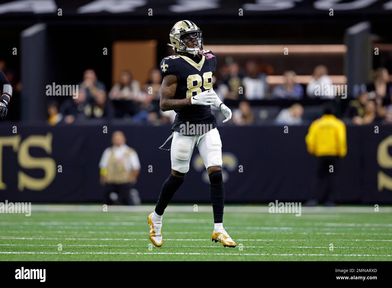 New Orleans Saints wide receiver Rashid Shaheed (89) during an NFL ...