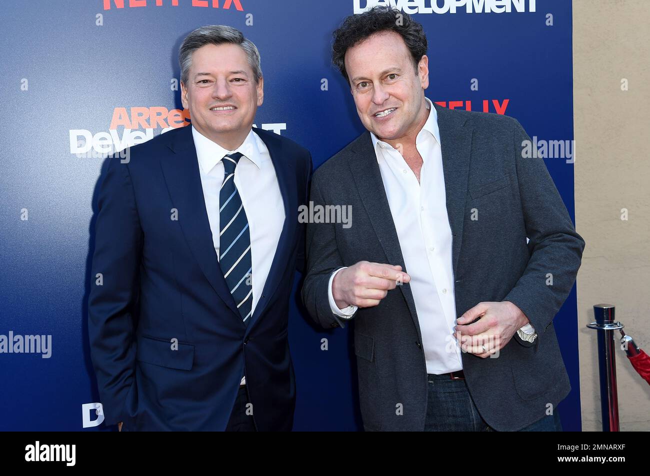 Ted Sarandos, left, and Mitchell Hurwitz attend the LA Premiere of ...