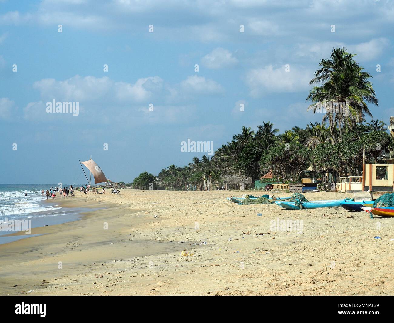 Sri lanka negombo sandy beach hi-res stock photography and images - Alamy