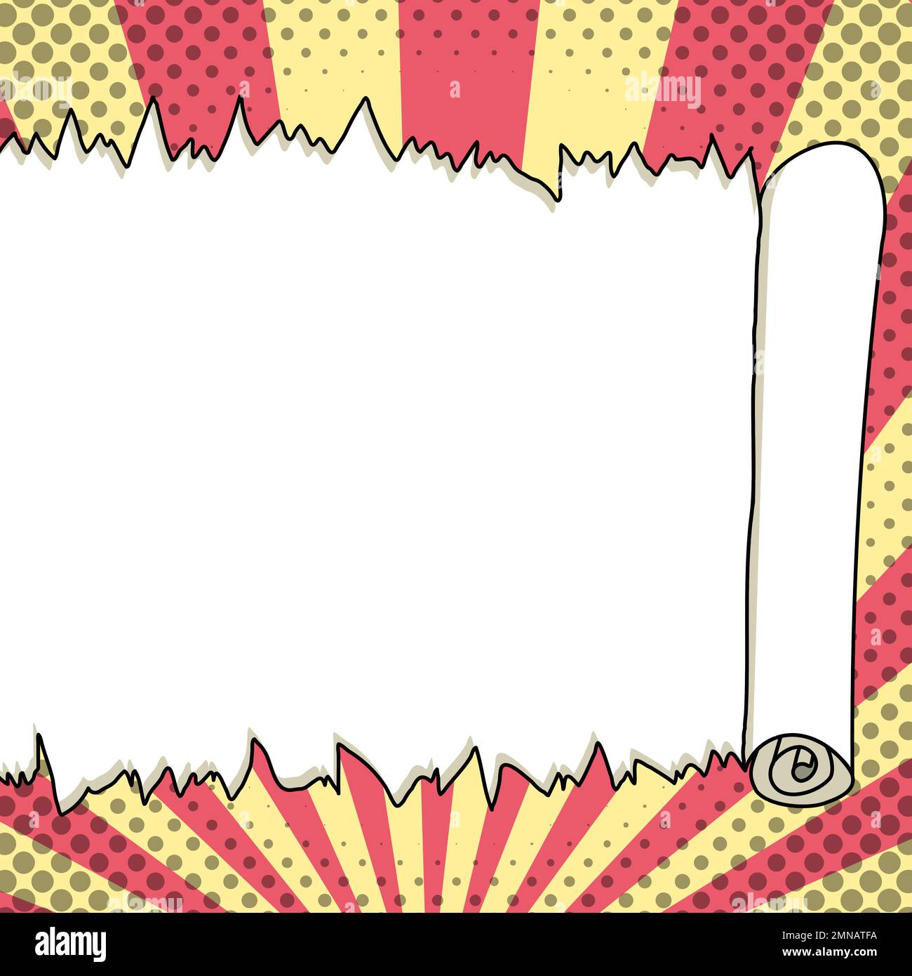 Comics Design Frames. Beautiful Photo Frame Set With Boom Bubbles For ...