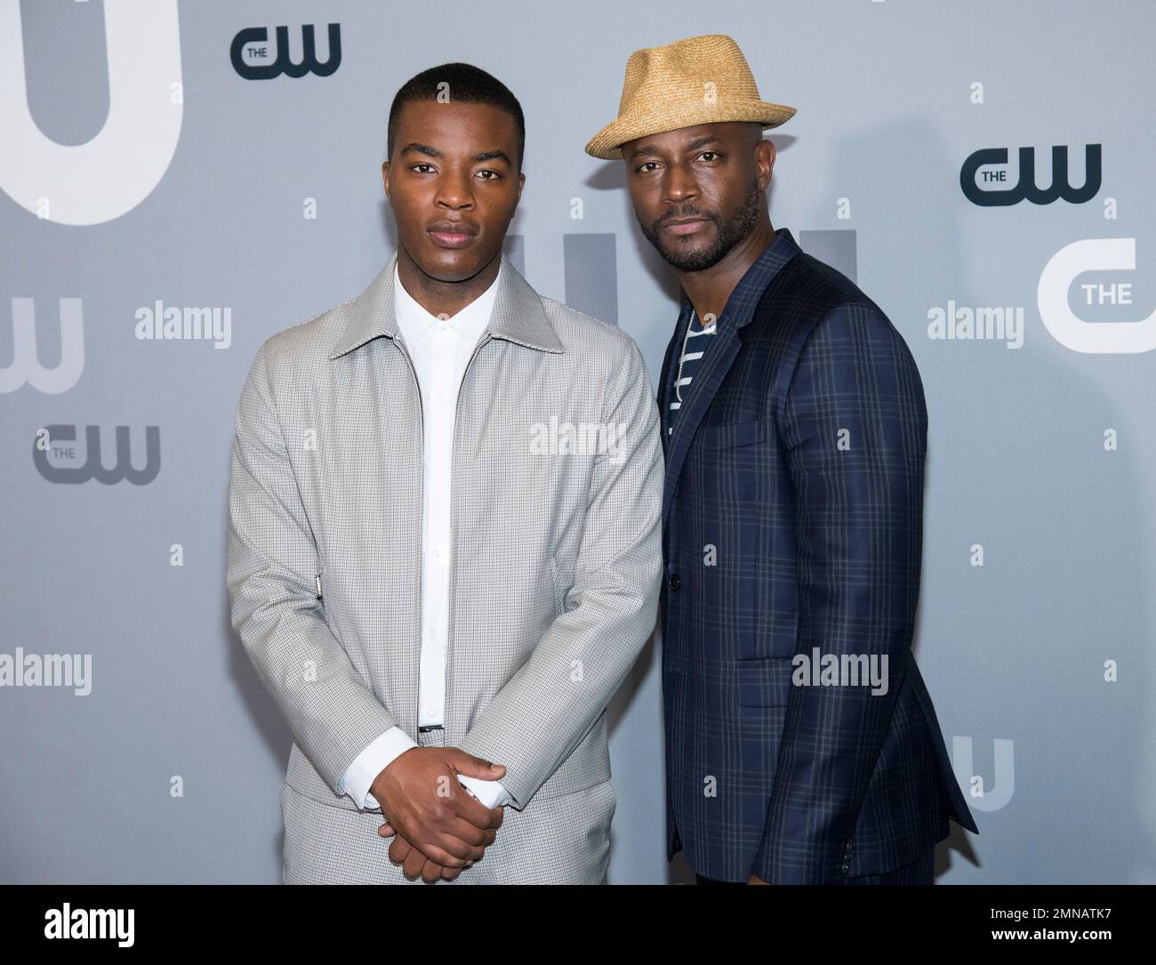 Daniel Ezra, left, and Taye Diggs attend The CW Network 2018 Upfront at ...