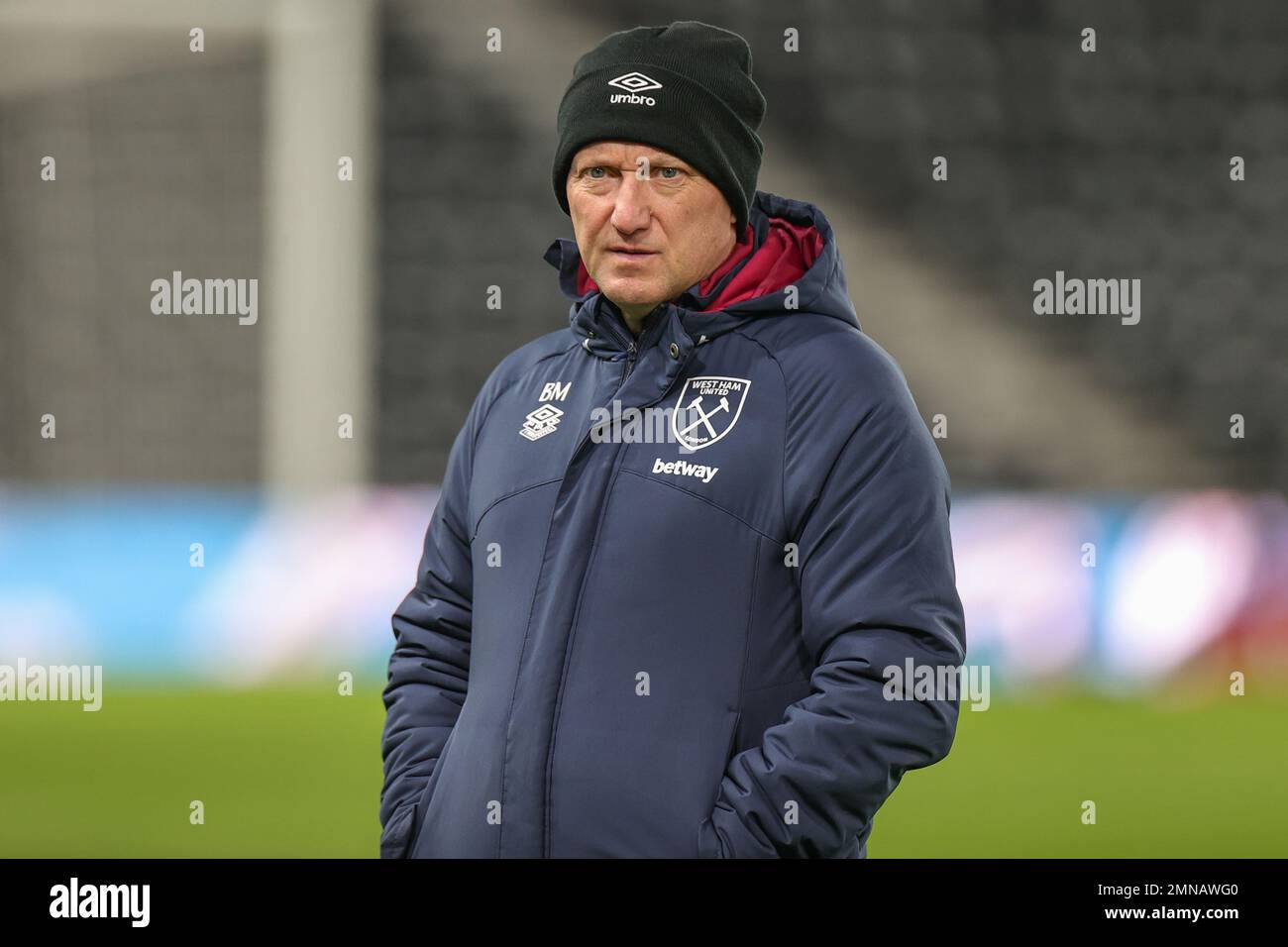 Billy McKinlay First Team Coach of West Ham United arrives ahead of the ...