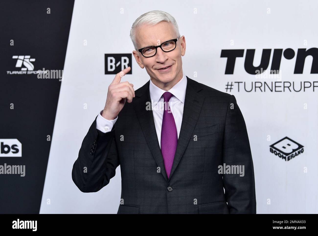 CNN news anchor Anderson Cooper attends the Turner Networks 2018 ...