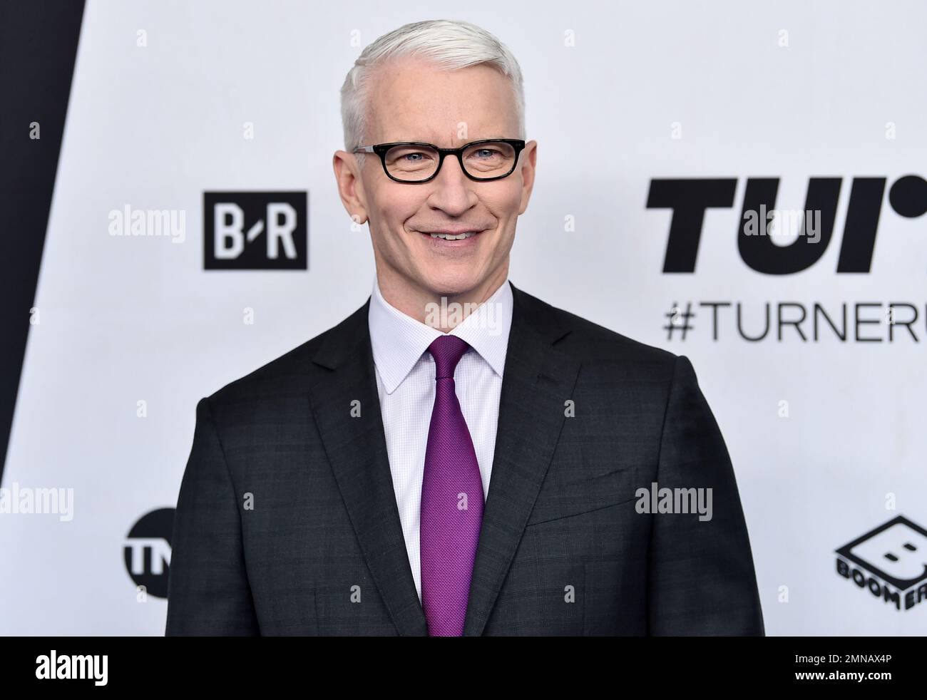CNN news anchor Anderson Cooper attends the Turner Networks 2018 ...