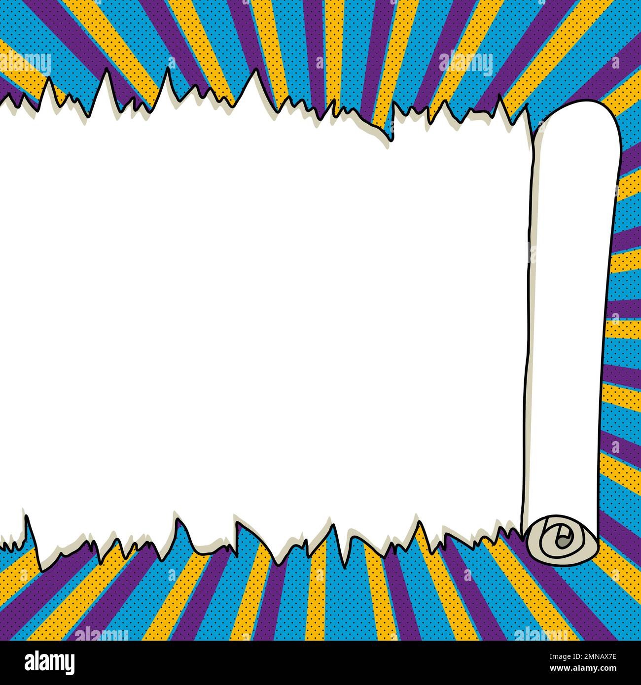 Comics Design Frames. Photo Frame Set With Explosion Bubbles For Add ...