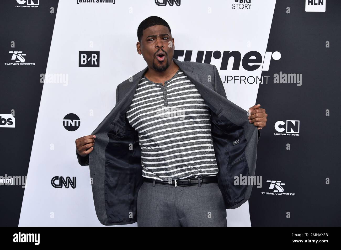 Damien Lemon attends the Turner Networks 2018 Upfront at One Penn Plaza ...