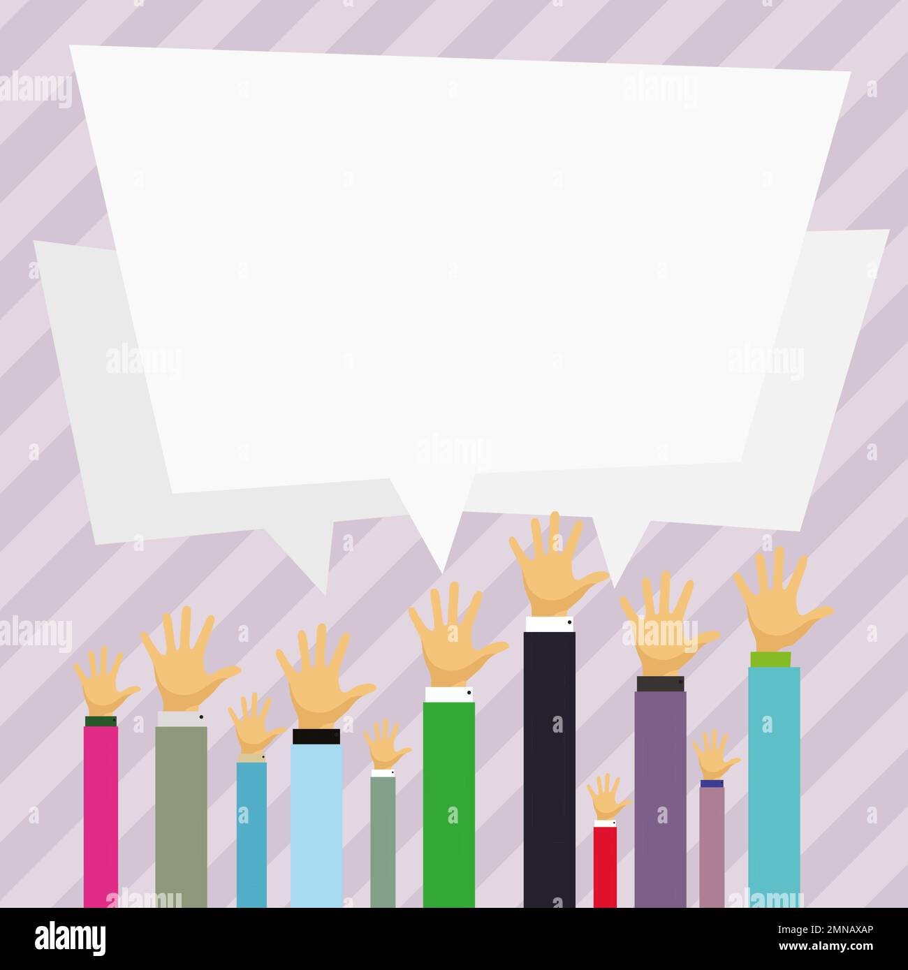 Big empty crowd Stock Vector Images - Alamy