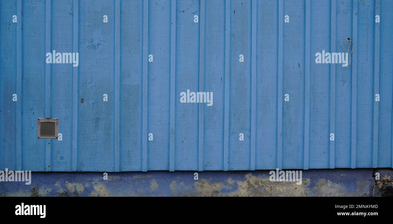 wooden blue horizontal wall facade fence grunge planks wood background ...