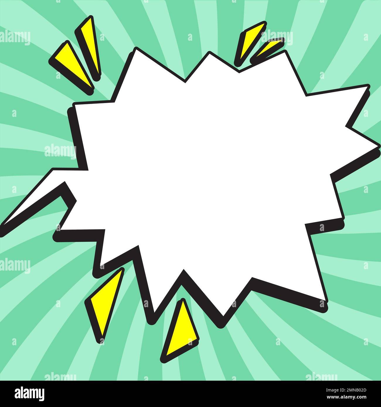 Comics Design Frames. Photo Frame Set With Explosion Bubbles For Add ...