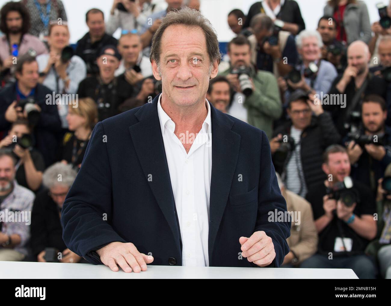 Actor Vincent Lindon poses for photographers during a photo call for ...