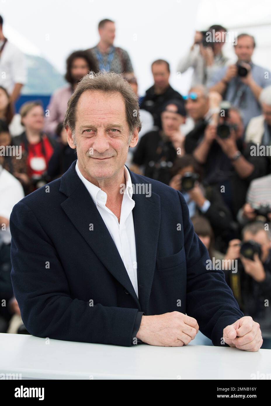 Actor Vincent Lindon poses for photographers during a photo call for ...