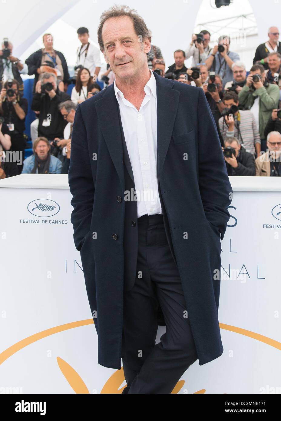 Actor Vincent Lindon poses for photographers during a photo call for ...