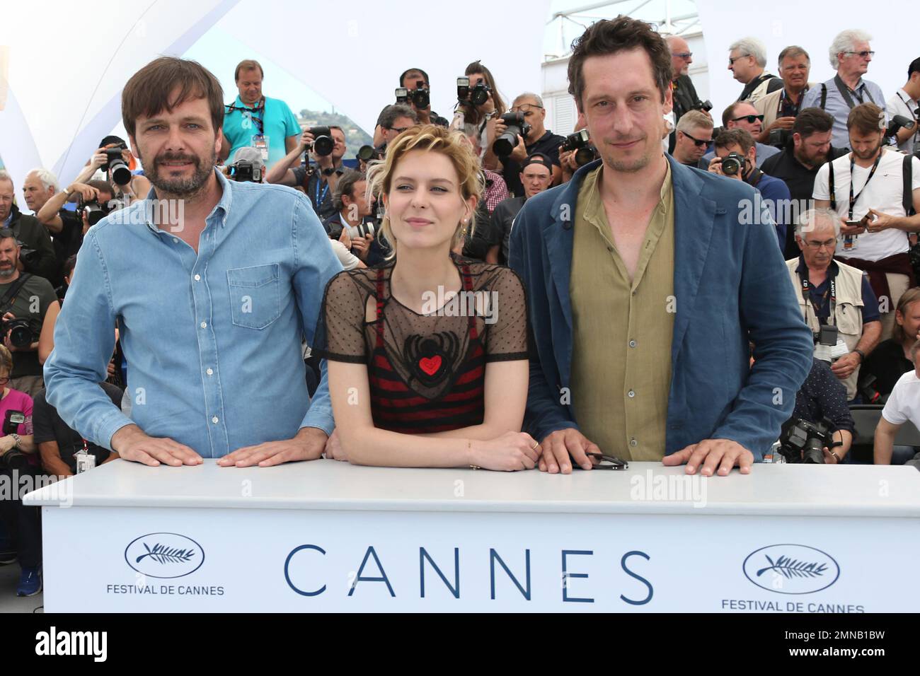 Director Ulrich Kohler, from left, actors Elena Radonicich, and Hans ...