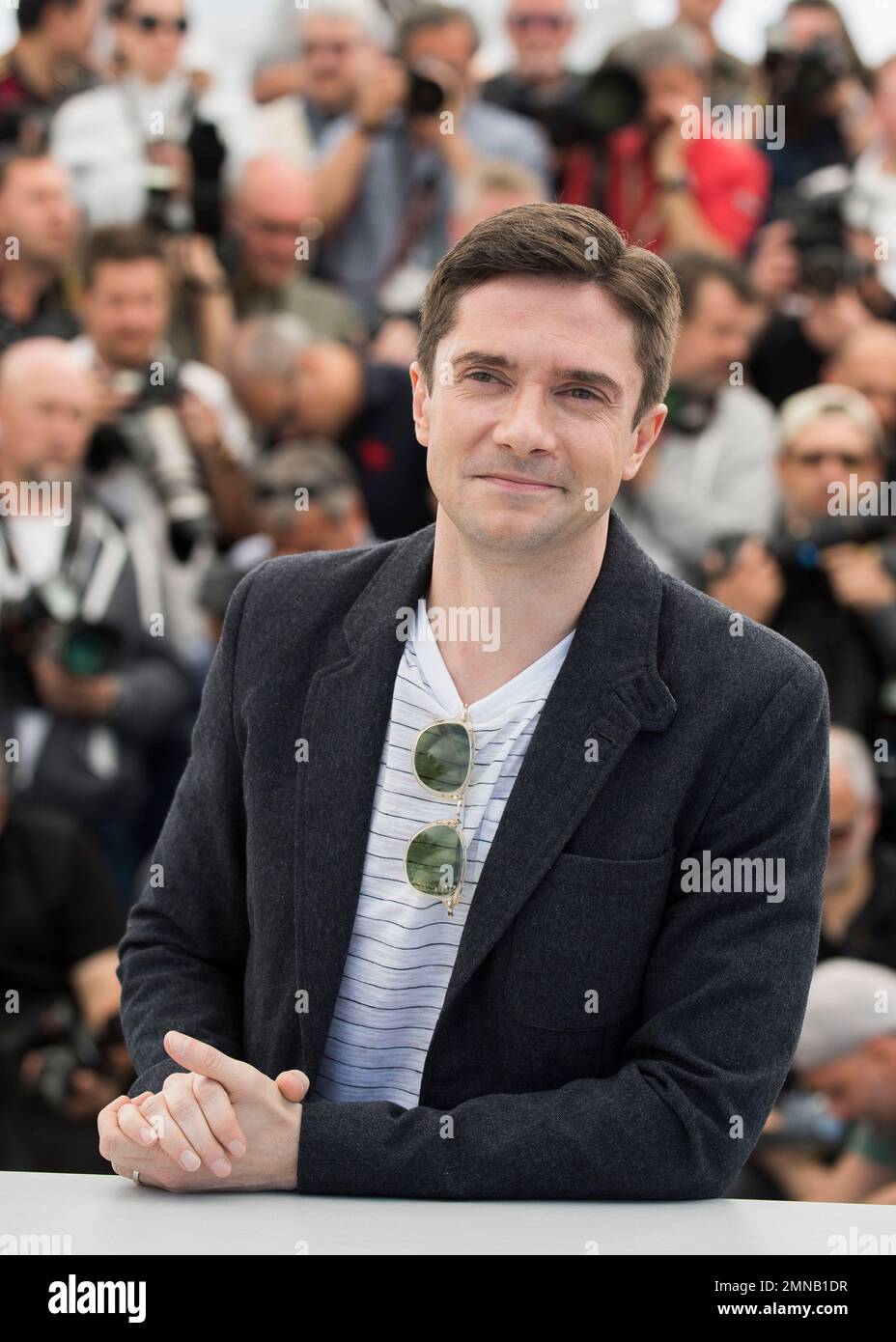 Actor Topher Grace poses for photographers during a photo call for the ...