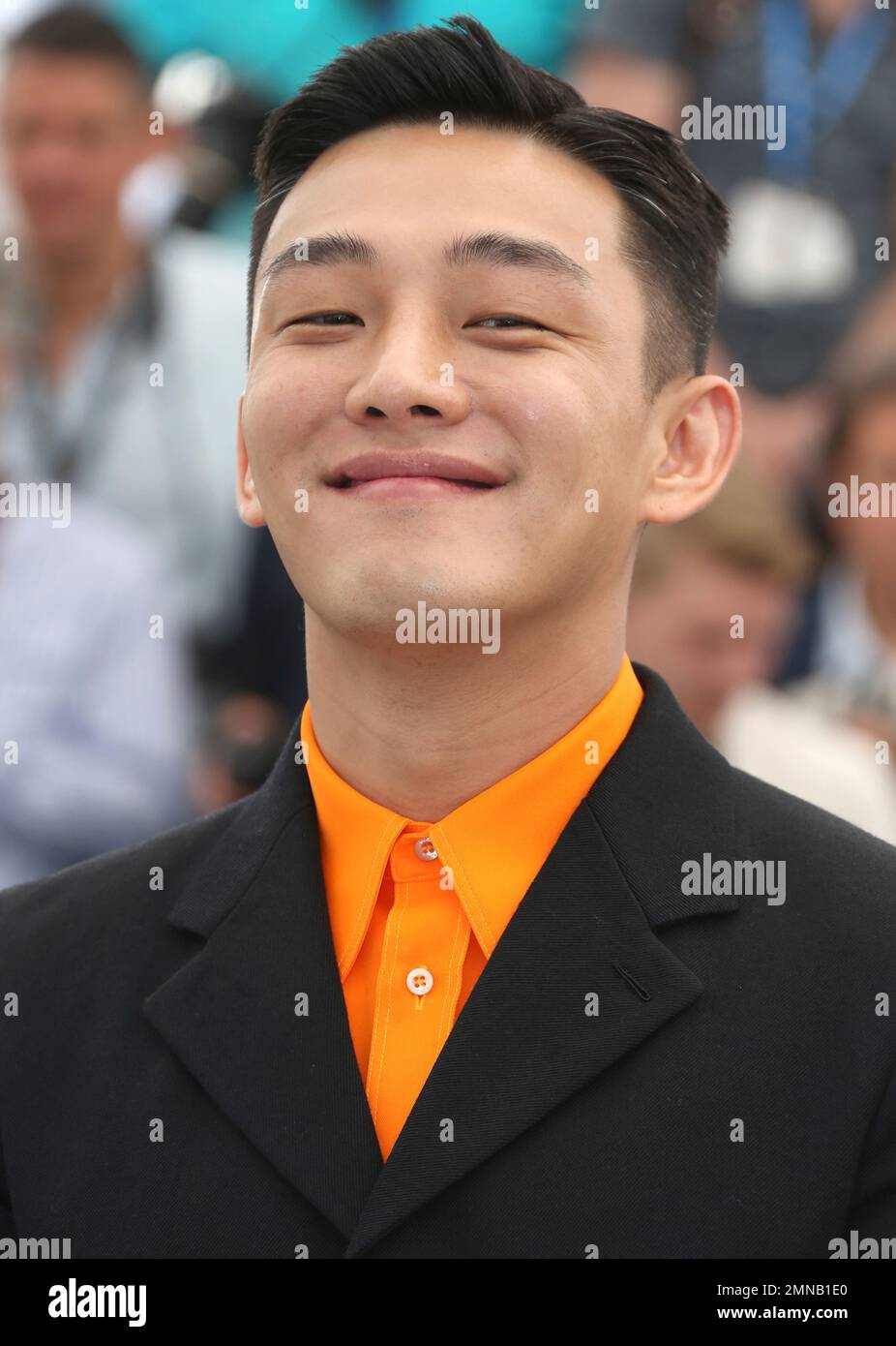 Actor Ah-in Yoo poses for photographers during a photo call for the ...