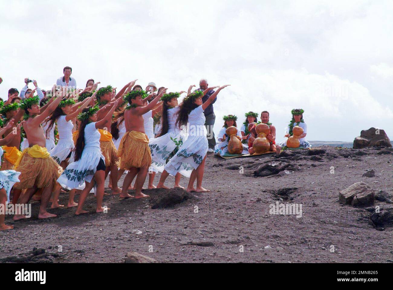 FILE - In this April 23, 2003 file photo, members of the Hula Na Mamo O ...