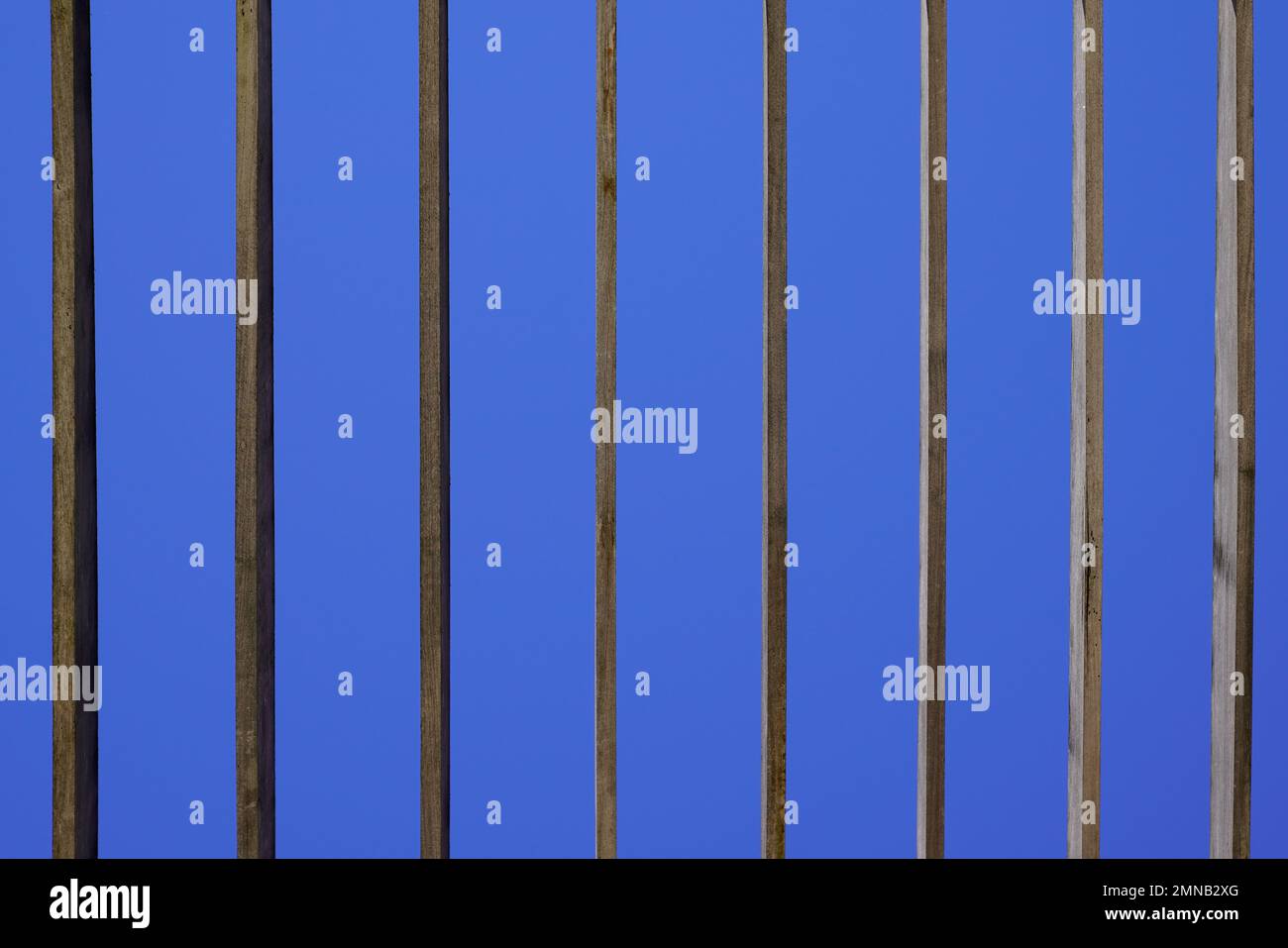 wooden blue horizontal wall facade fence made of planks wood background ...