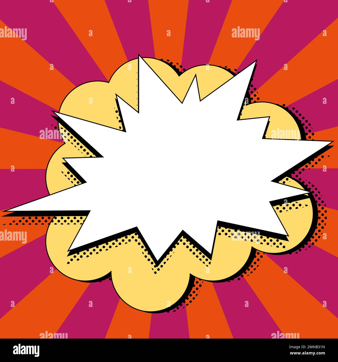 Comics Design Frames. Beautiful Photo Frame Set With Boom Bubbles For ...