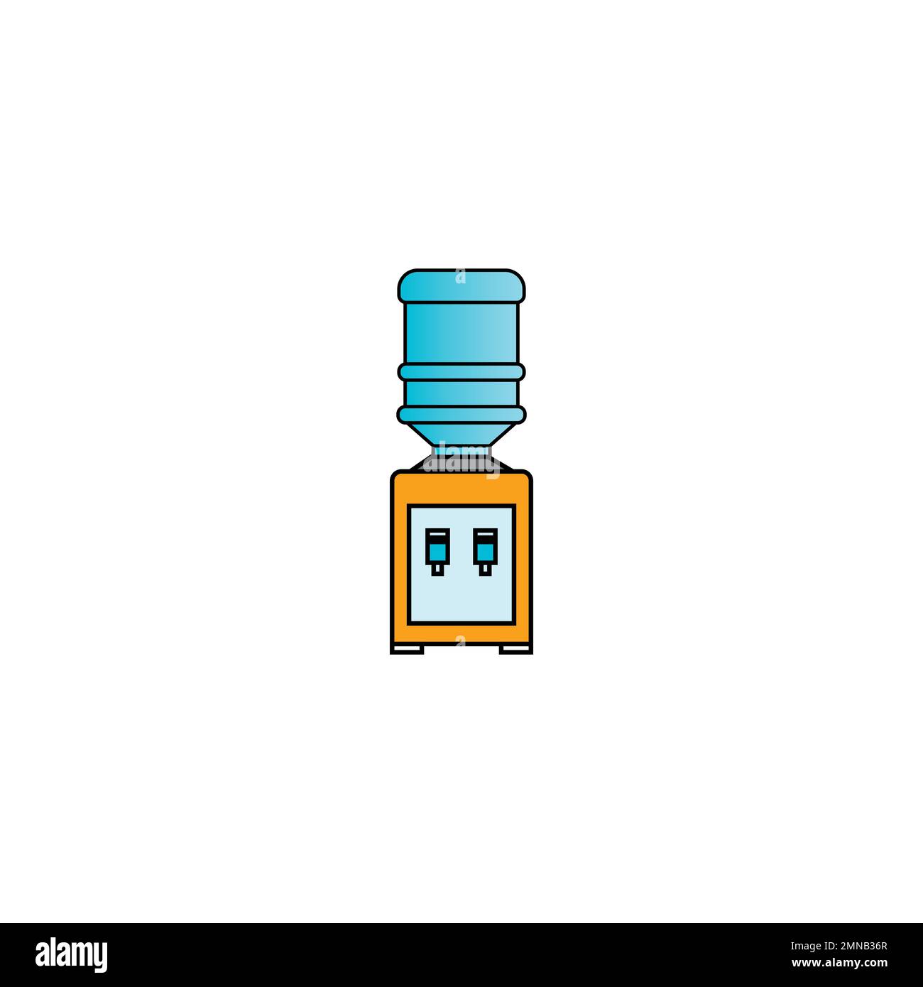 water dispenser icon vector illustration simple design Stock Photo - Alamy