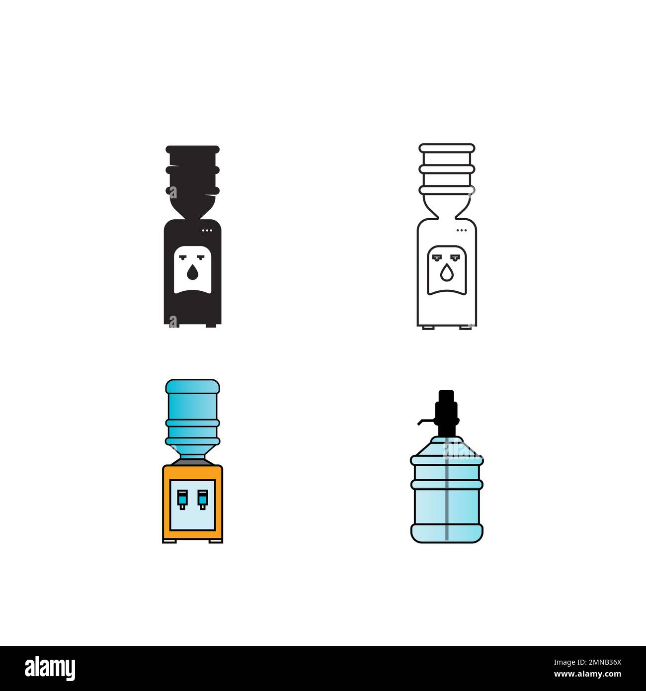 water dispenser icon vector illustration simple design Stock Photo - Alamy