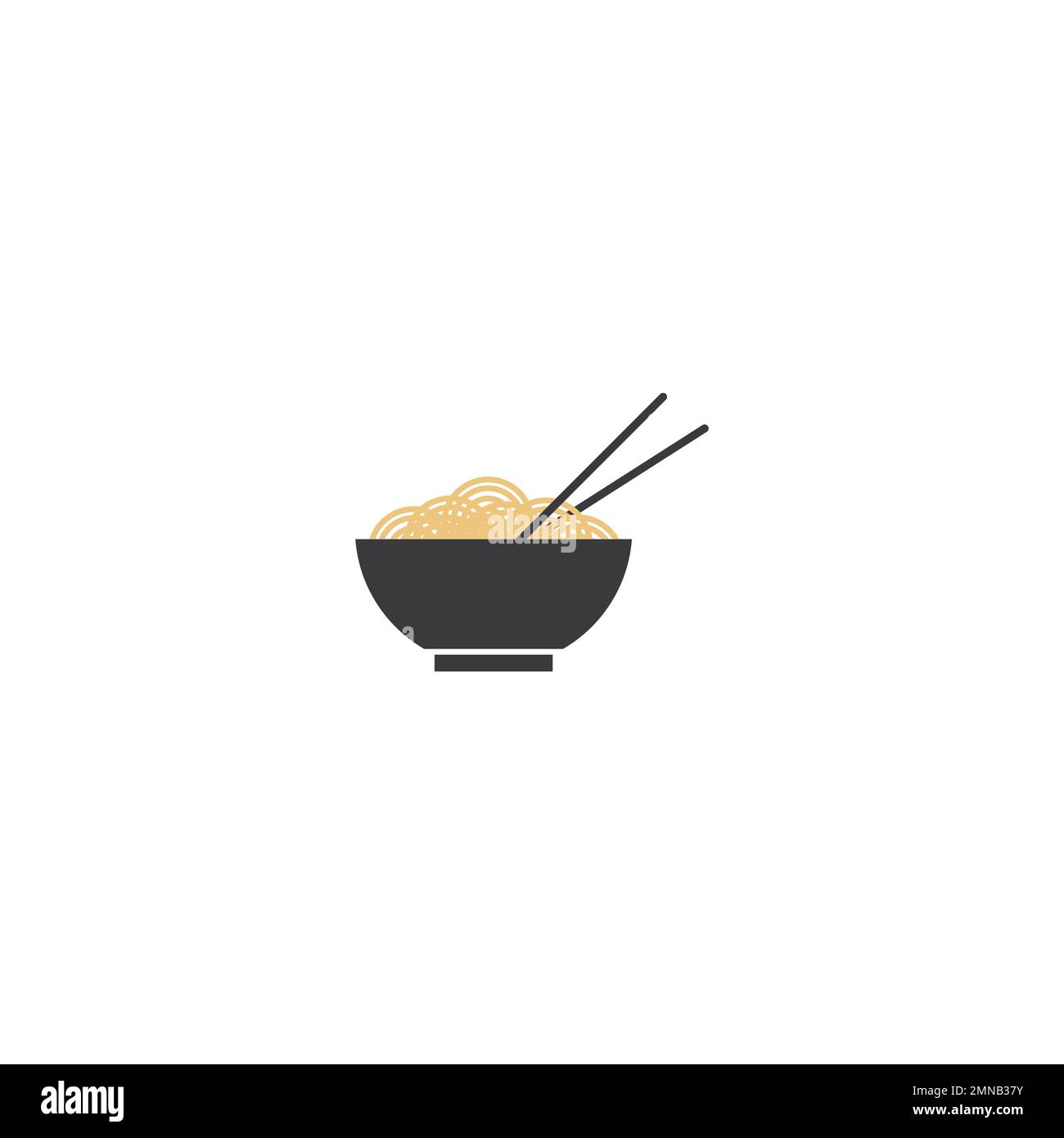 Noodles icon vector illustration logo design Stock Photo - Alamy