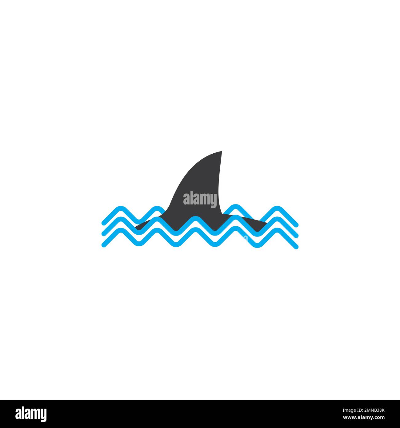 Cartoon shark illustration hi-res stock photography and images - Alamy