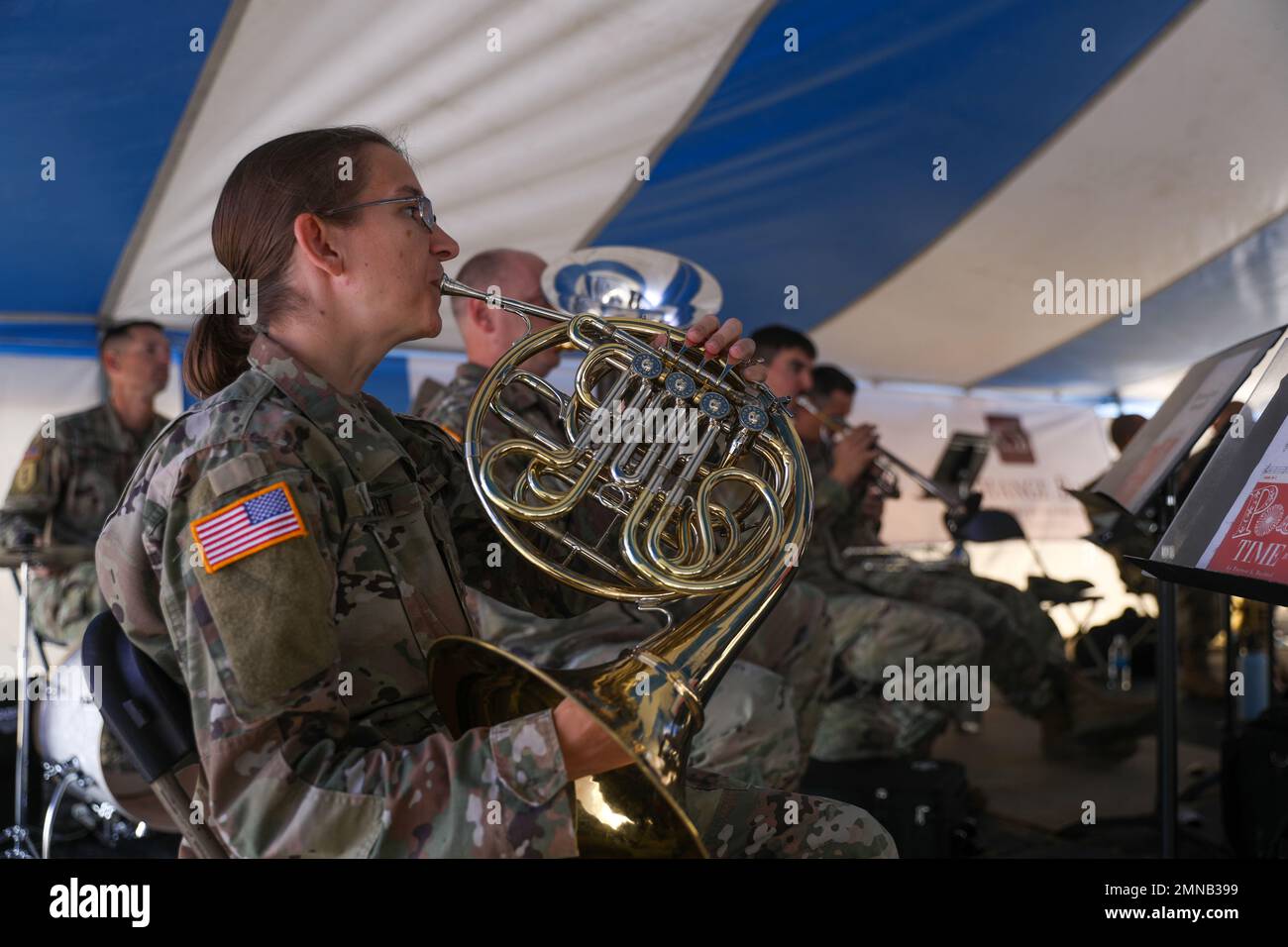 U.S. Army Sgt. 1st Class Miriam Cornett, 1st Infantry Division Band ...